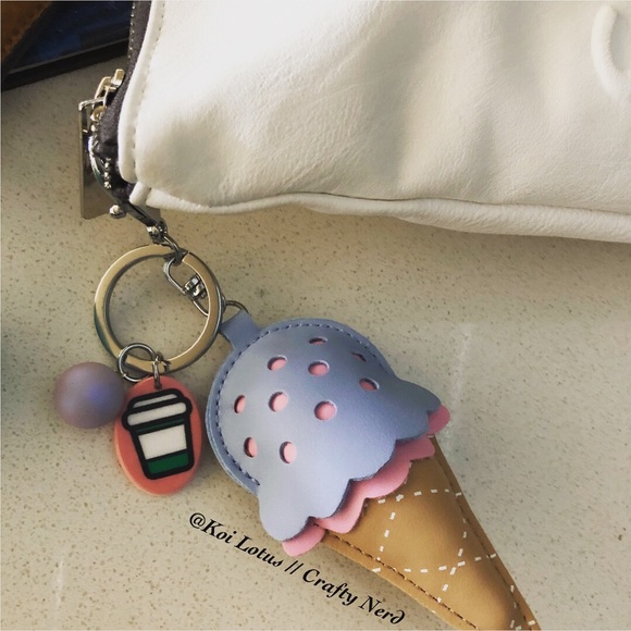 Zara | Accessories | Ice Cream Cone Keychains | Poshmark